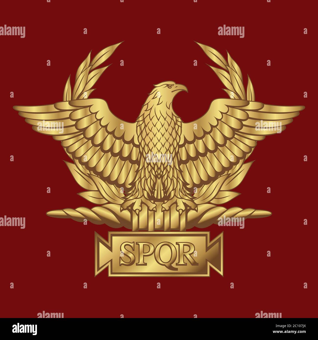 Römischer adler und lorbeerkranz -Fotos und -Bildmaterial in hoher ...