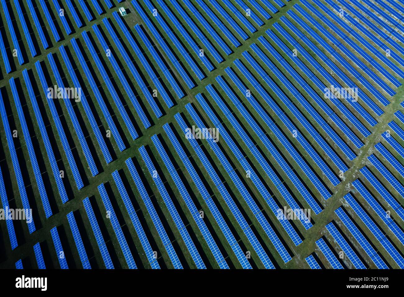 Photovoltaik-Paneele für erneuerbare elektrische Produktion in der ...