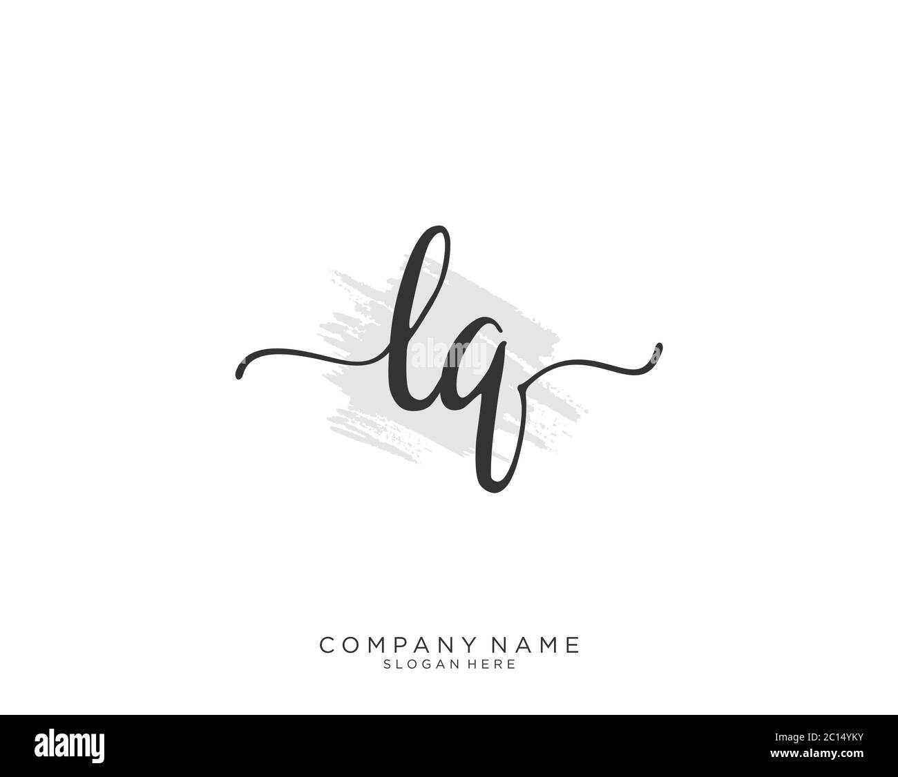 Buchstabe lq logo Stock-Vektorgrafiken kaufen - Alamy