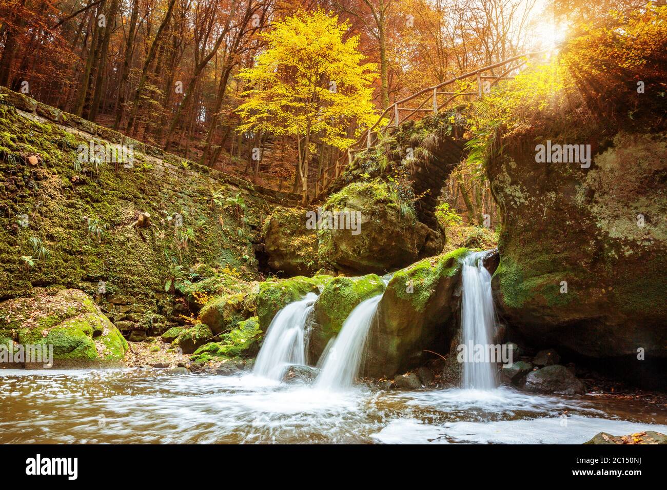Waterfall mullerthal luxembourg -Fotos und -Bildmaterial in hoher ...