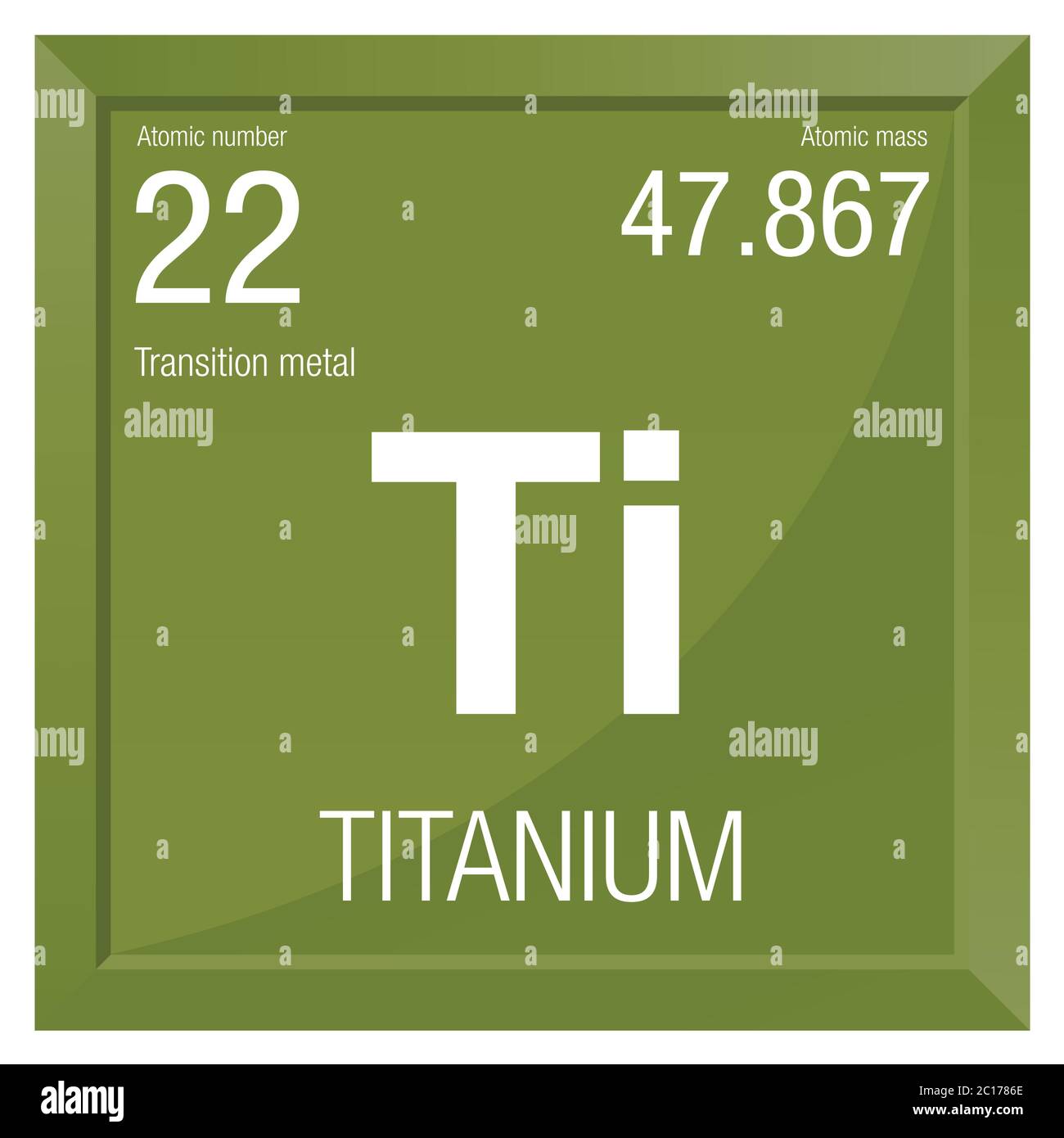 Periodic table elements titanium -Fotos und -Bildmaterial in hoher ...
