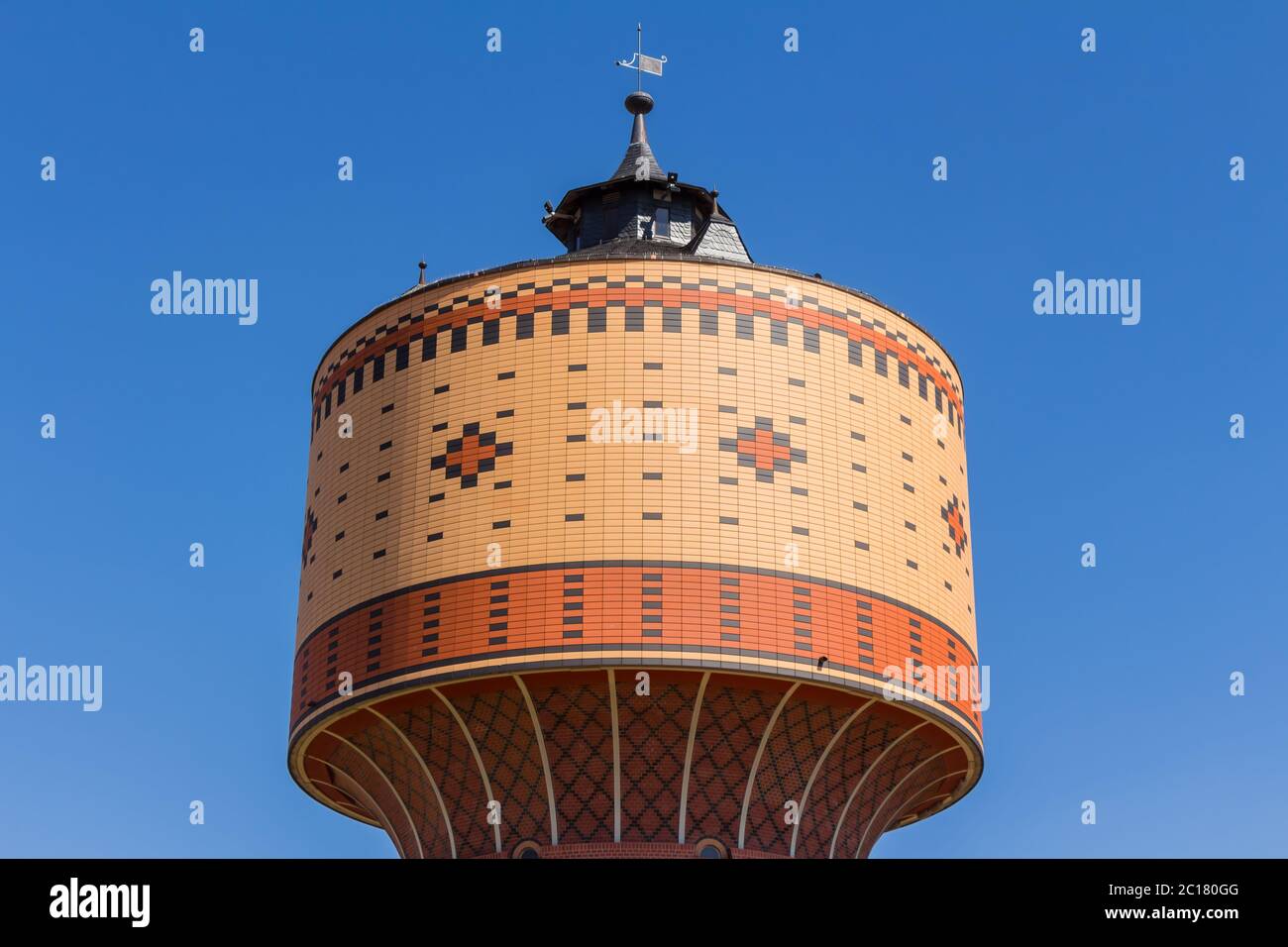 Klinker-Wasserturm in Mittweida, Deutschland Stockfotografie - Alamy