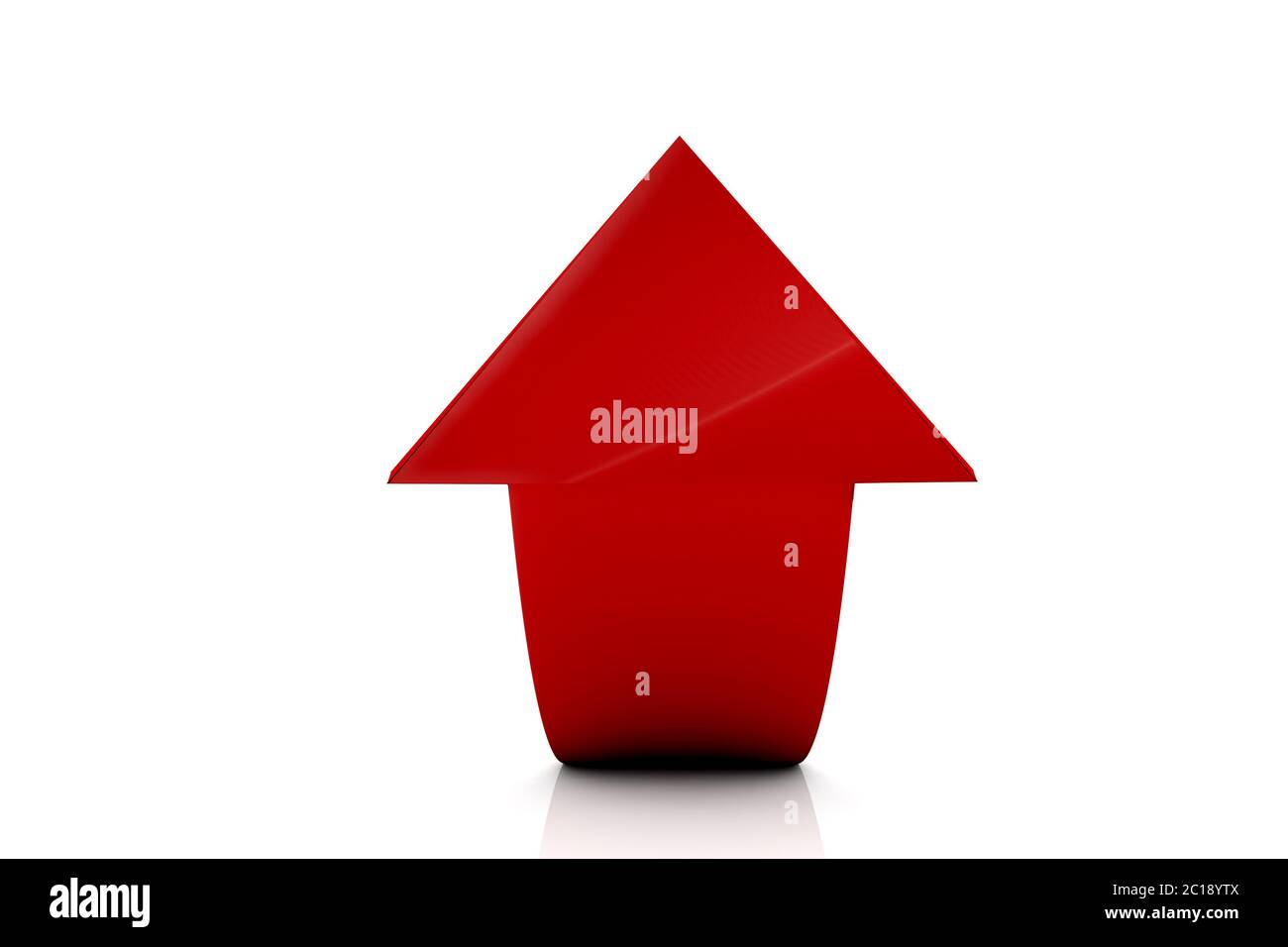 Roter pfeil nach oben -Fotos und -Bildmaterial in hoher Auflösung – Alamy