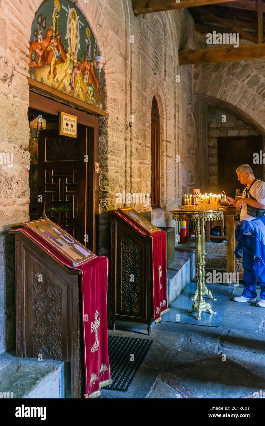 Meteora monastery interior -Fotos und -Bildmaterial in hoher Auflösung ...