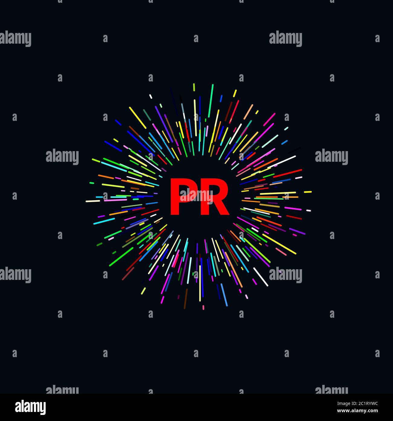 Pr symbol Stock-Vektorgrafiken kaufen - Alamy