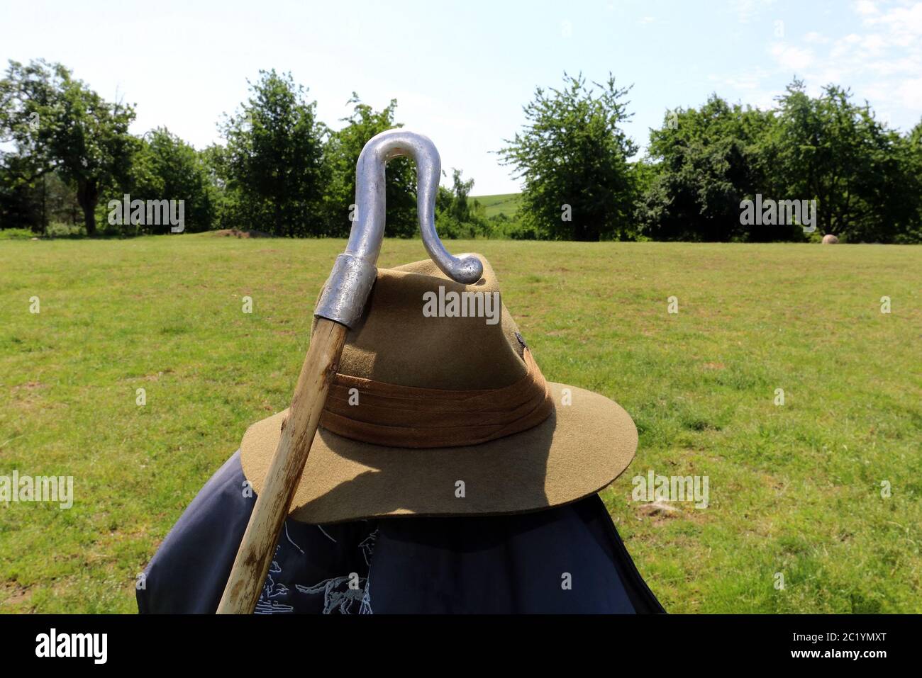 Hirtenstab und Hirtenhut Stockfotografie - Alamy