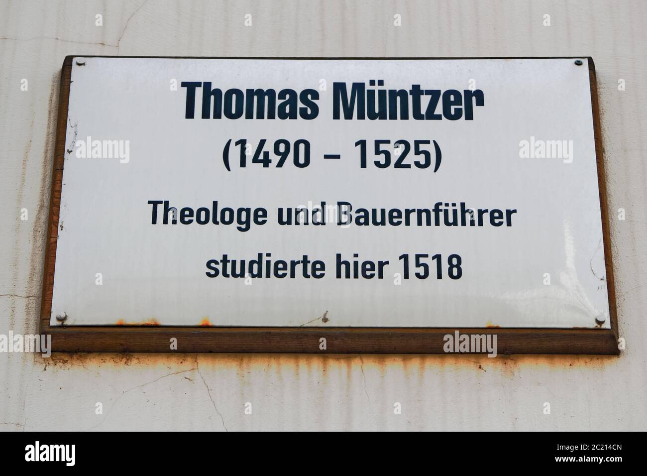 Thomas müntzer -Fotos und -Bildmaterial in hoher Auflösung – Alamy