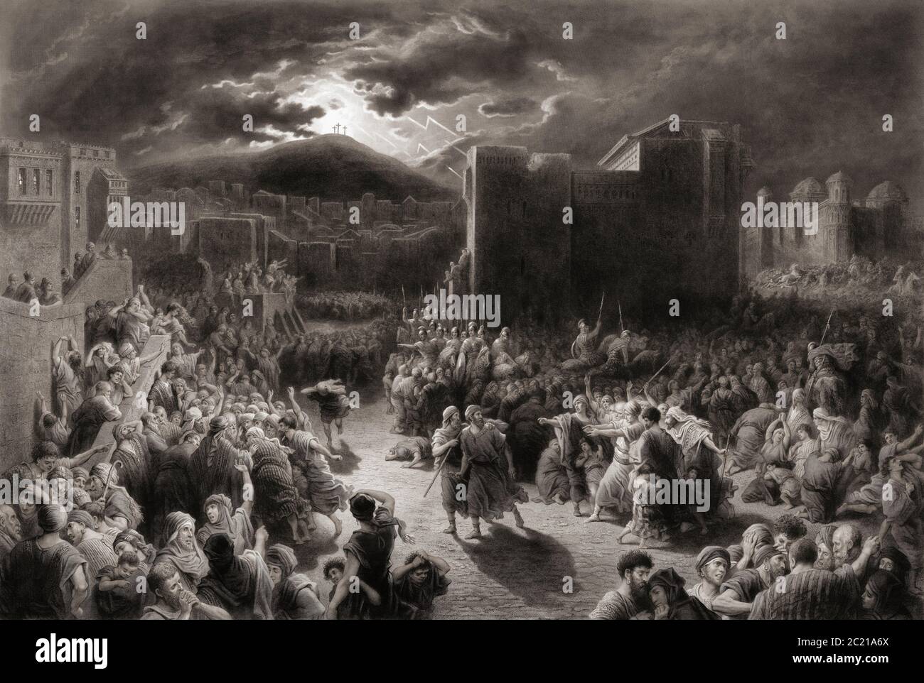 The crucifixion of christ dore -Fotos und -Bildmaterial in hoher Auflösung – Alamy