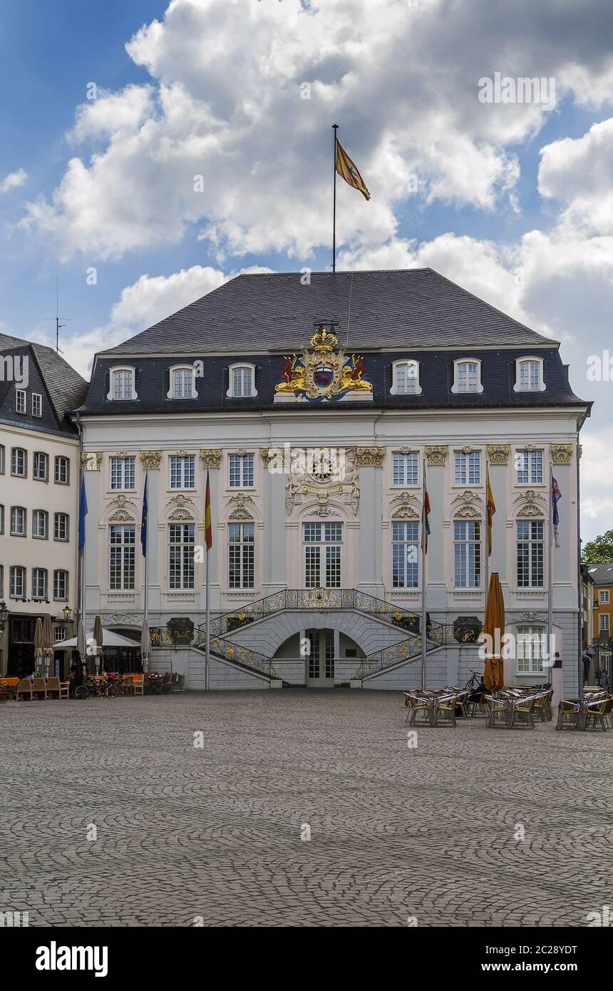 Altes Rathaus von Bonn, Deutschland Stockfotografie - Alamy