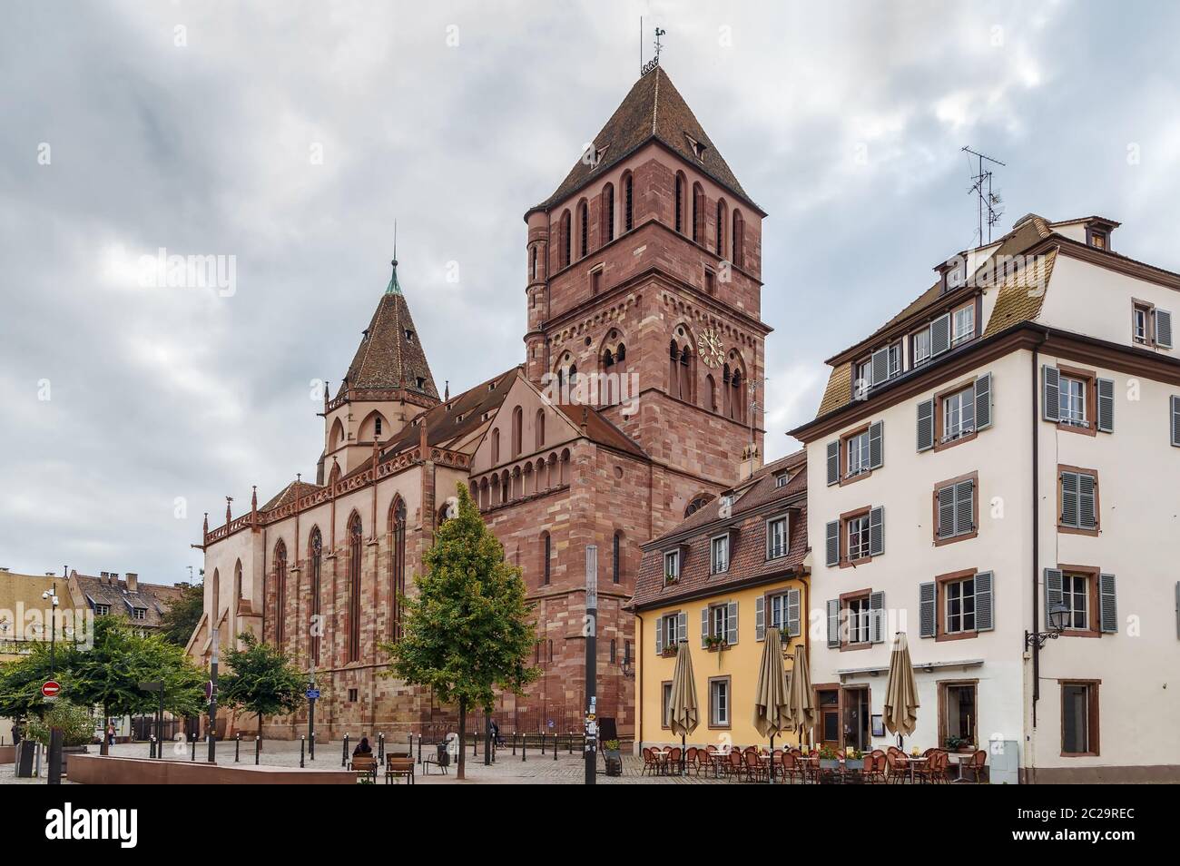 St Thomas Church Strasbourg Stockfotos und -bilder Kaufen - Alamy