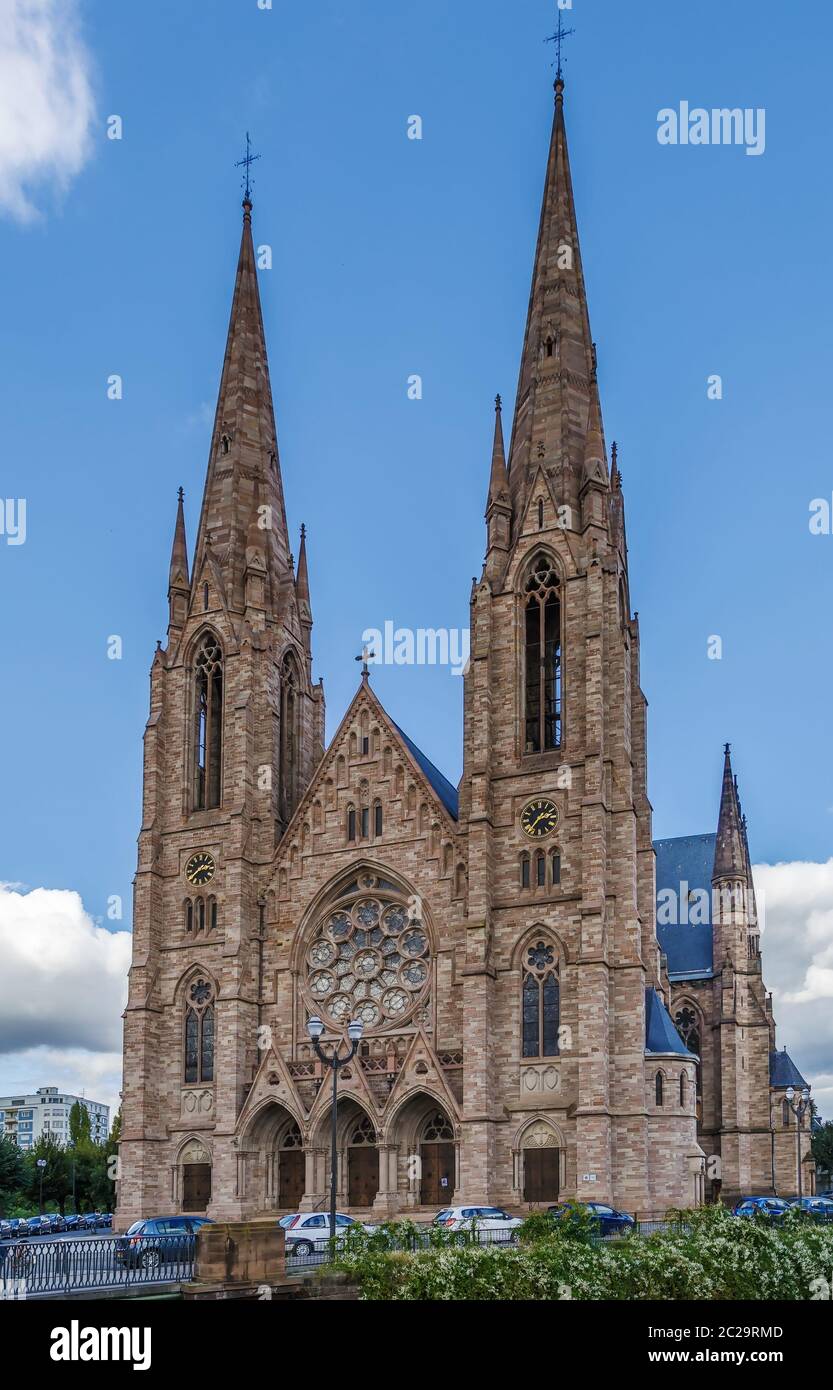 Strasbourg St Paul Evangelische Kirche Stockfotos und -bilder Kaufen ...