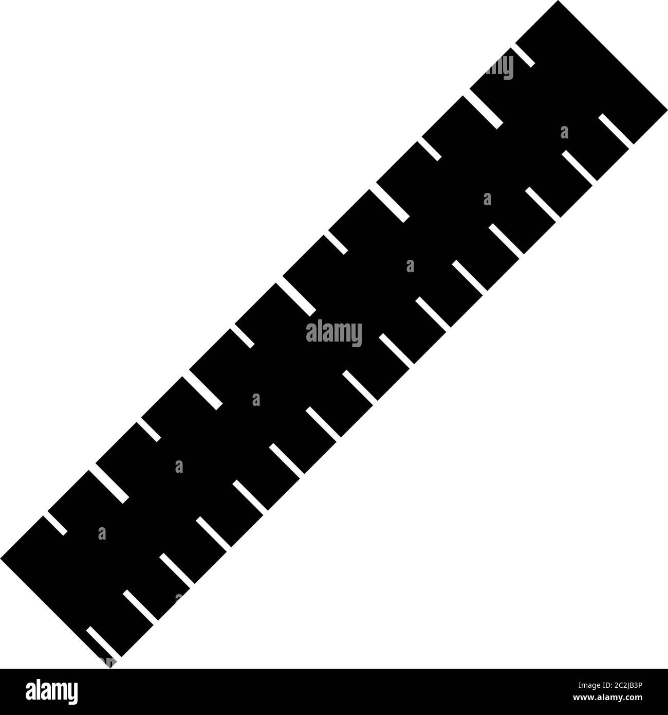 Lineal Symbol, Lineal Maßstab Symbol Vektor-Kunst Illustration Stock ...