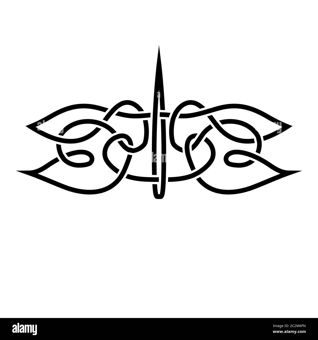 Keltische knoten muster Ausgeschnittene Stockfotos und -bilder - Seite 2 - Alamy