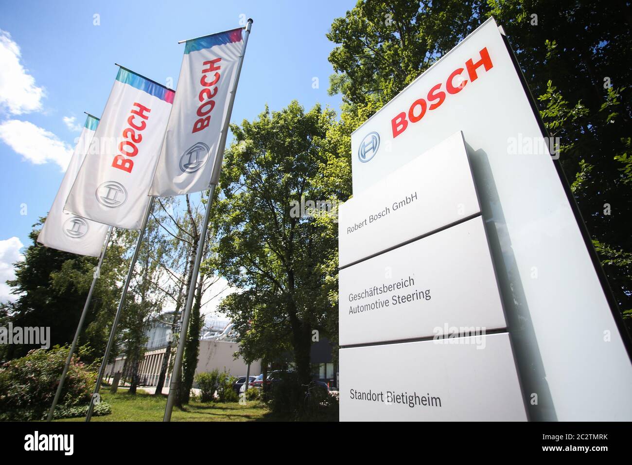 Bietigheim Bissingen, Deutschland. Juni 2020. Das Bosch-Logo befindet sich auf dem Gelände der ...