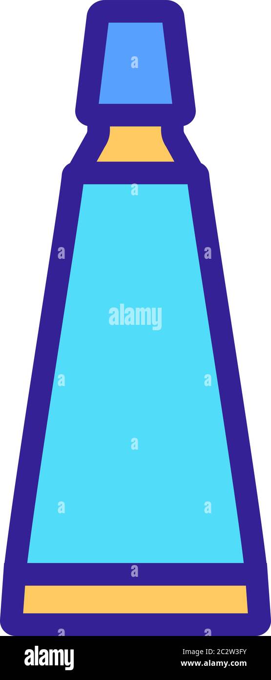 Cellulite Tube Paket Symbol Vektor Umriss Illustration Stock ...