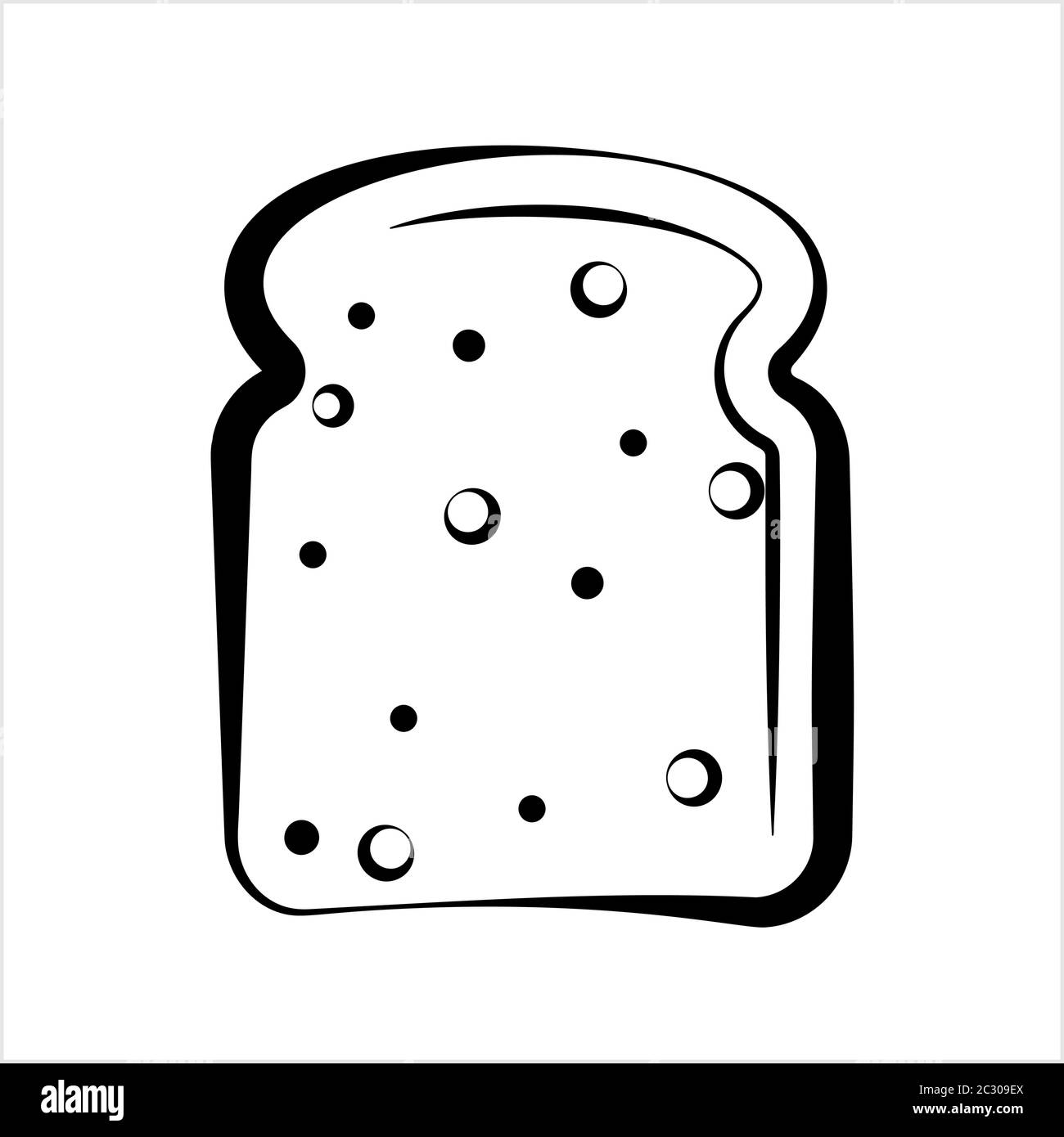 Brot-Symbol, Brot-Symbol Vektor-Kunst Illustration Stock-Vektorgrafik ...