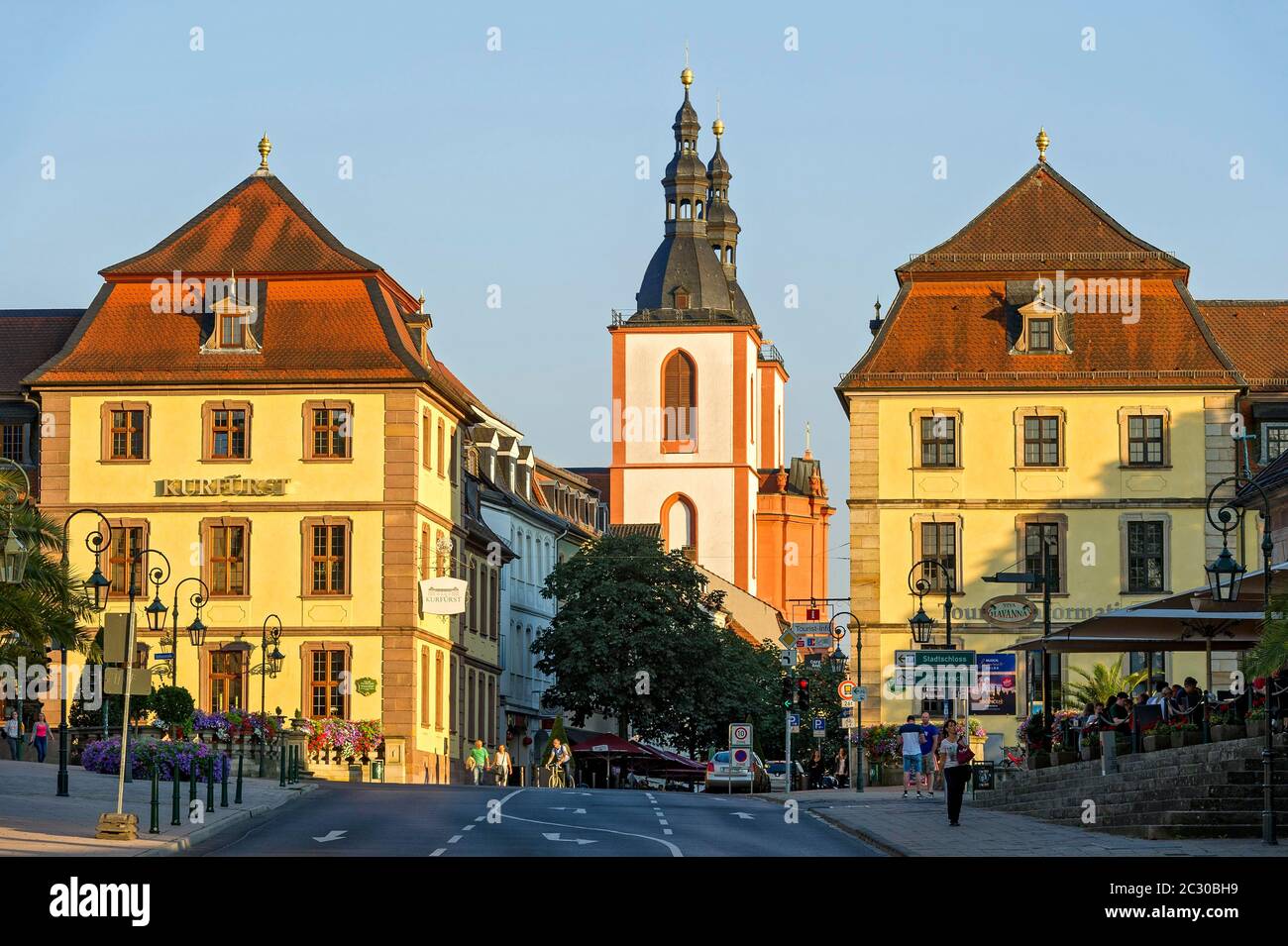 Palais von der Tann, Kurfürstliche Haus, Pfarrkirche St. Blasius ...