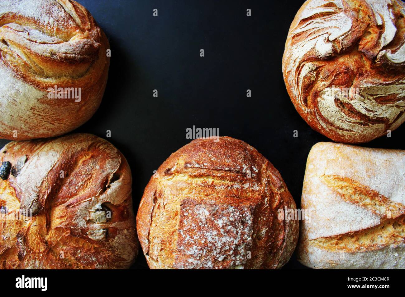 Verschiedene arten von brot roggenbrot Stockfotos und -bilder Kaufen ...