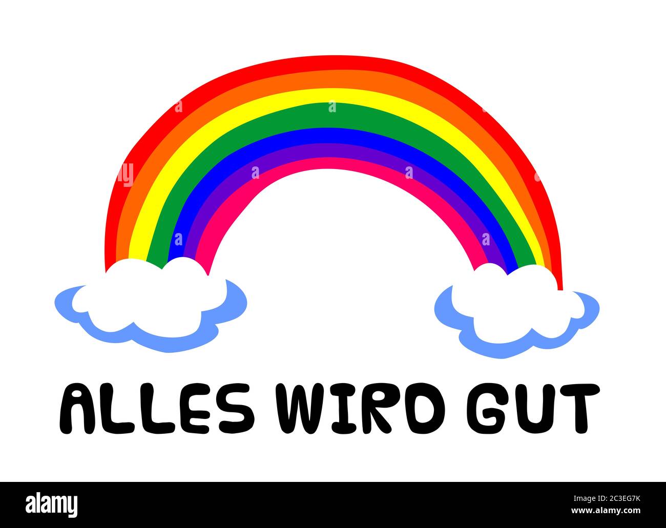 Regenbogen symbol Ausgeschnittene Stockfotos und -bilder - Alamy
