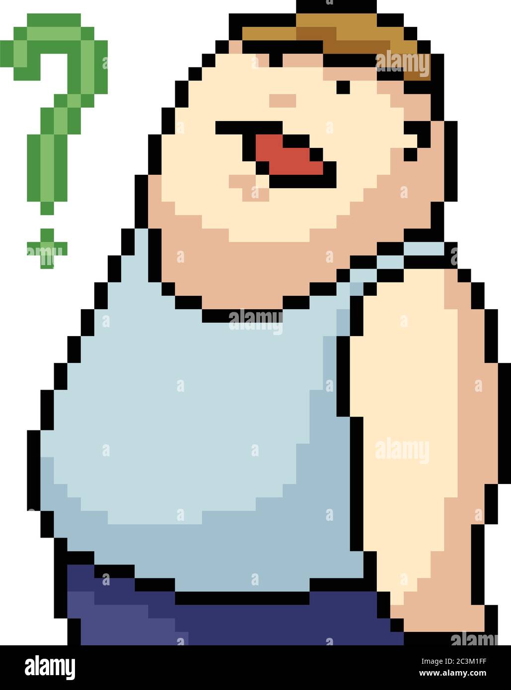 Der dumme mann Stock-Vektorgrafiken kaufen - Alamy