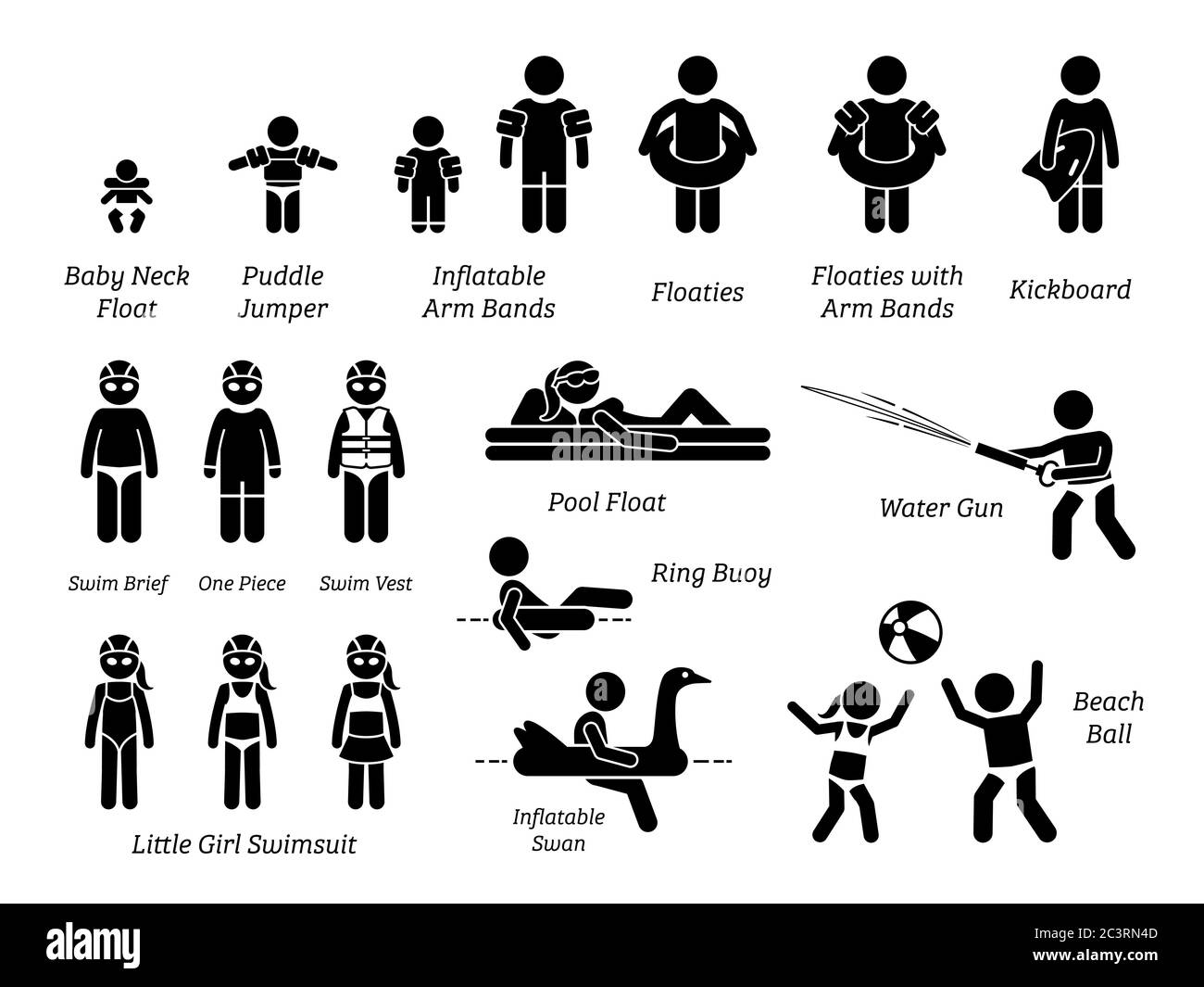 Swimming stick figure pictogram -Fotos und -Bildmaterial in hoher ...