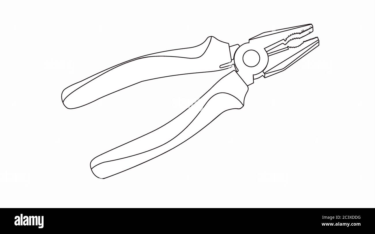 Zange silhouette Stock-Vektorgrafiken kaufen - Alamy