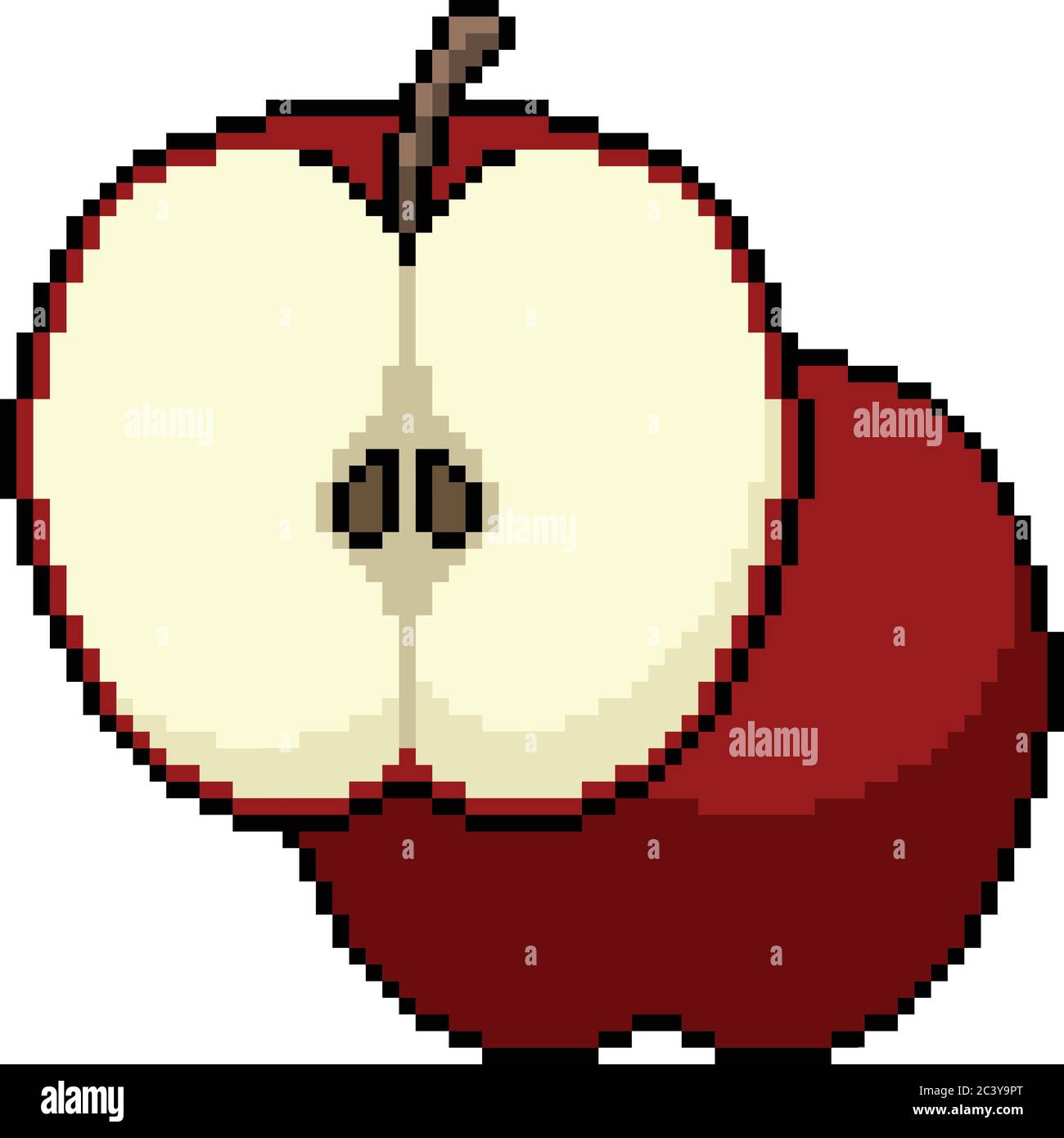 Pixel apfel -Fotos und -Bildmaterial in hoher Auflösung – Alamy