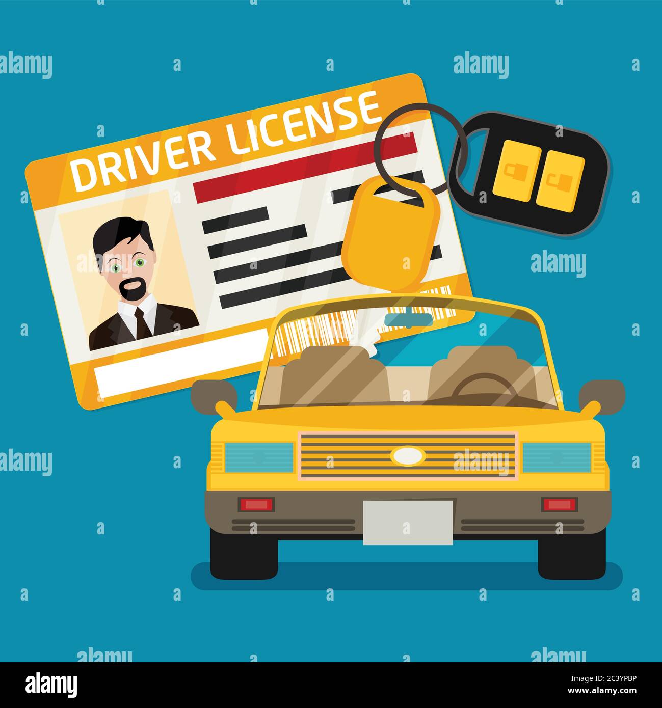 Führerschein Symbol Vektor Vektoren Stockfotos und -bilder Kaufen - Alamy
