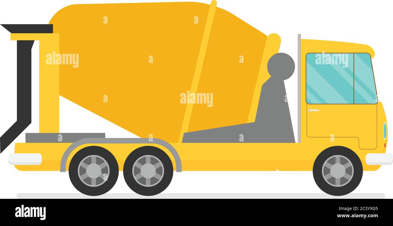 Betonmischer lkw vektor vektor vektoren -Fotos und -Bildmaterial in ...