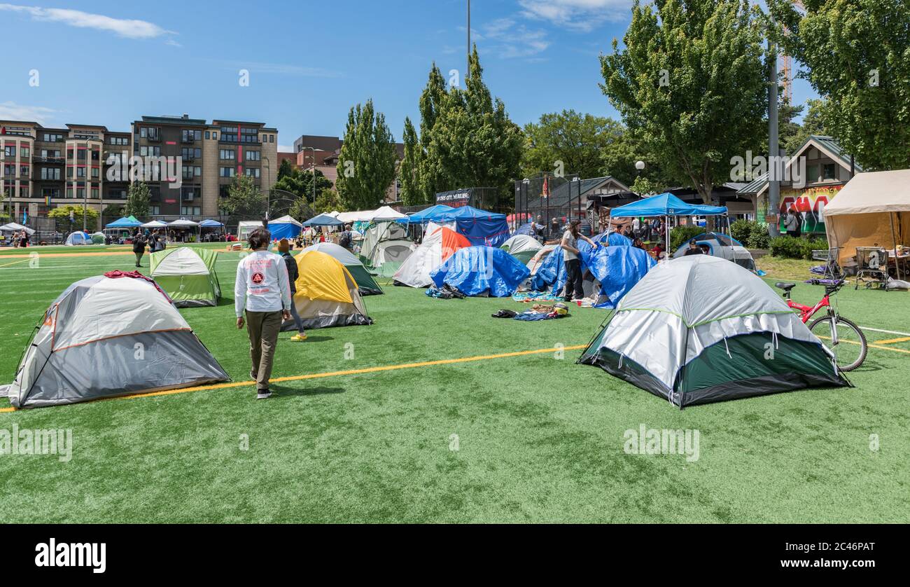 Seattle autonome zone -Fotos und -Bildmaterial in hoher Auflösung – Alamy