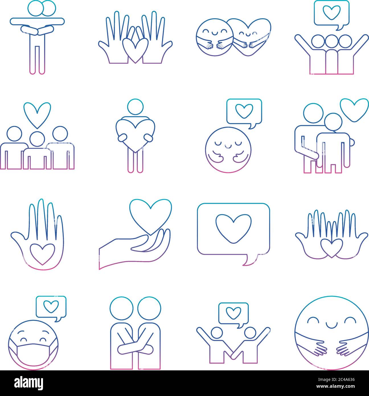 Umarmung gesicht emoji Ausgeschnittene Stockfotos und -bilder - Alamy