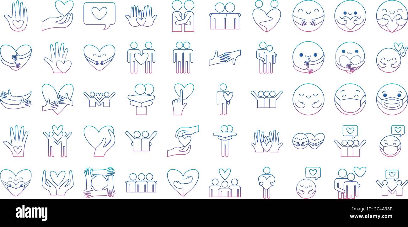 Umarmung gesicht emoji Stock-Vektorgrafiken kaufen - Alamy