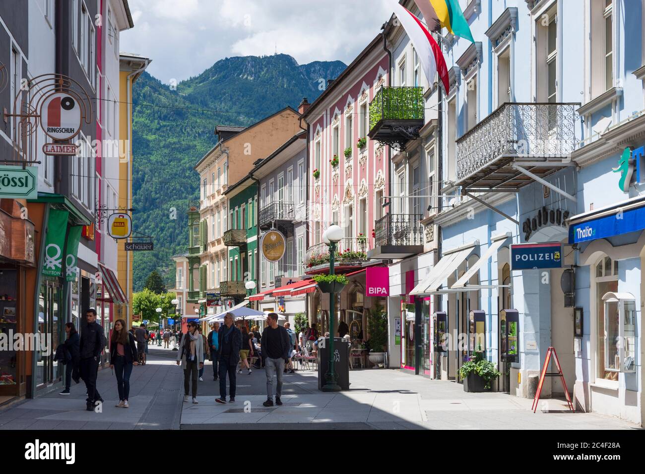 Bad Ischl: Altstadt, Pfarrgasse, Gipfel Katrin im Salzkammergut ...