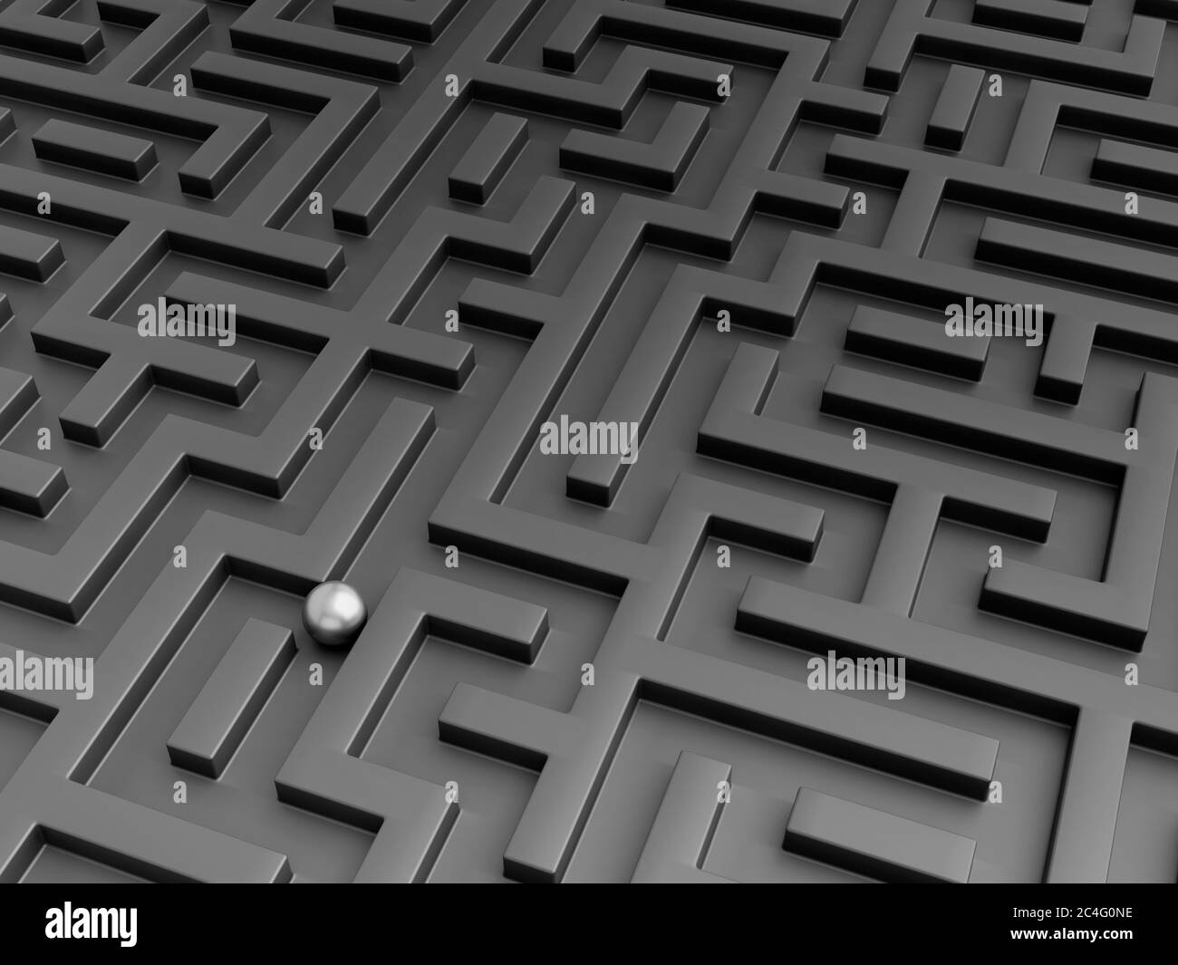 Ball im labyrinth -Fotos und -Bildmaterial in hoher Auflösung – Alamy