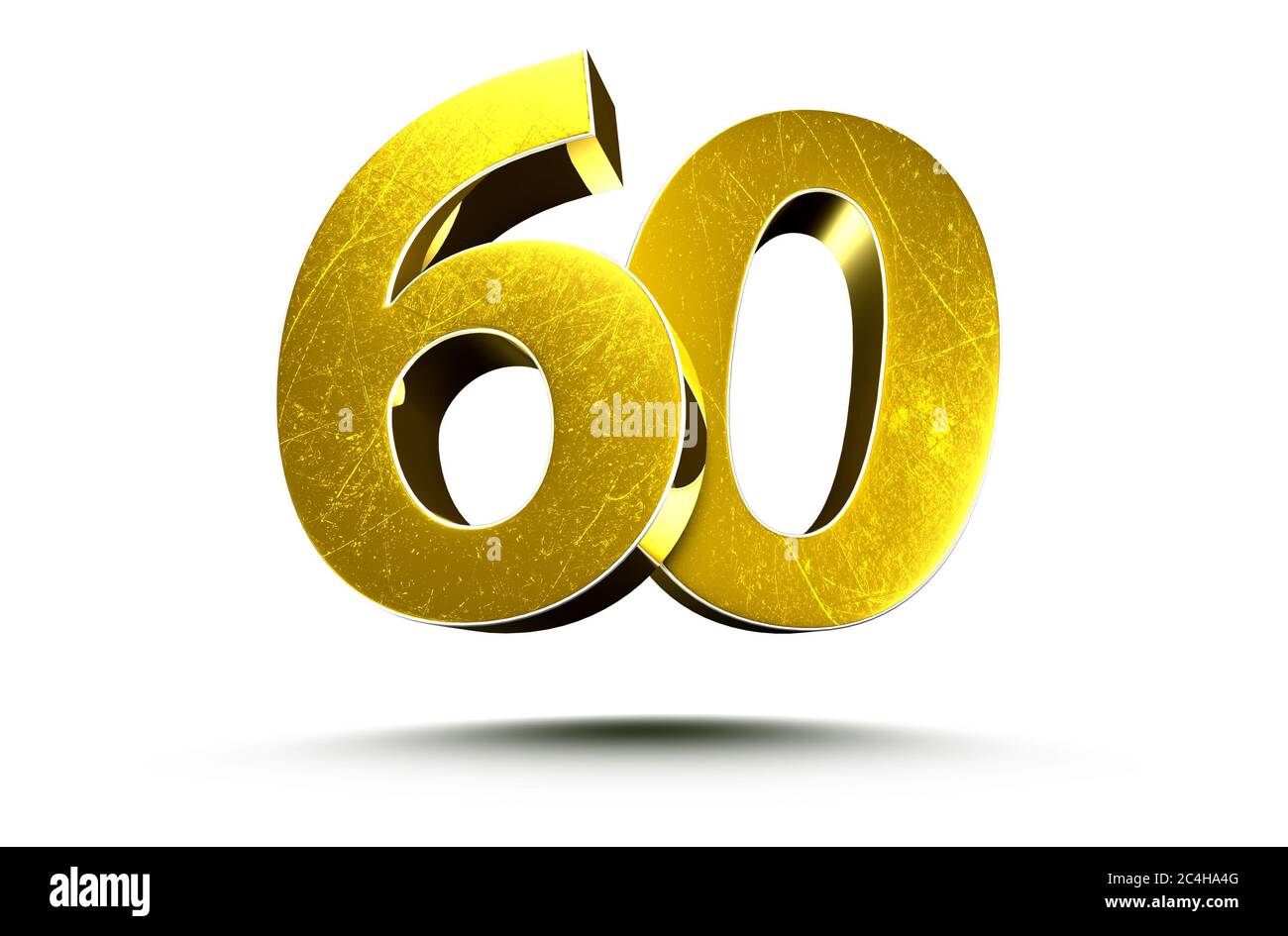 Golden number 60 -Fotos und -Bildmaterial in hoher Auflösung – Alamy
