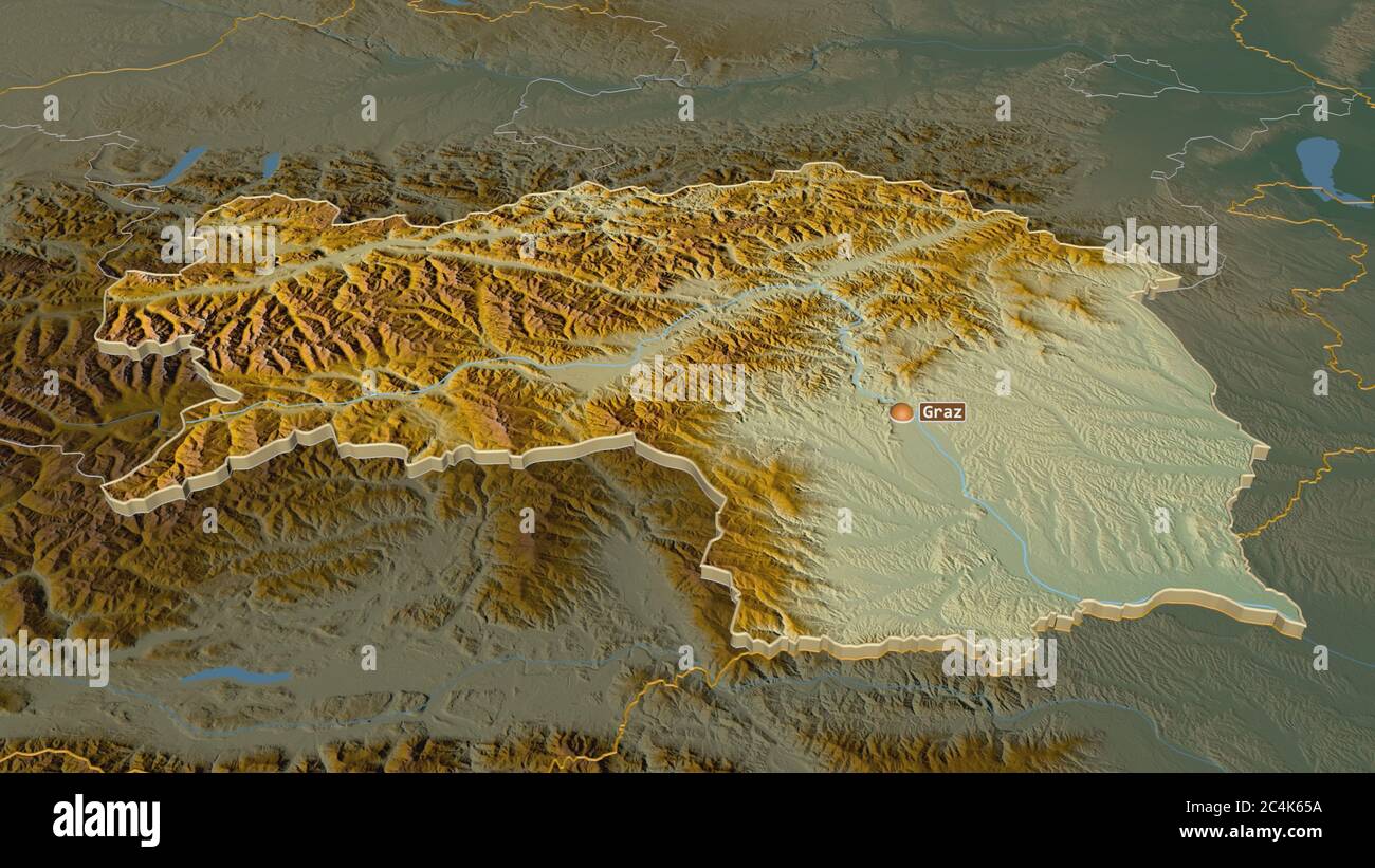Steiermark karte 3d -Fotos und -Bildmaterial in hoher Auflösung – Alamy