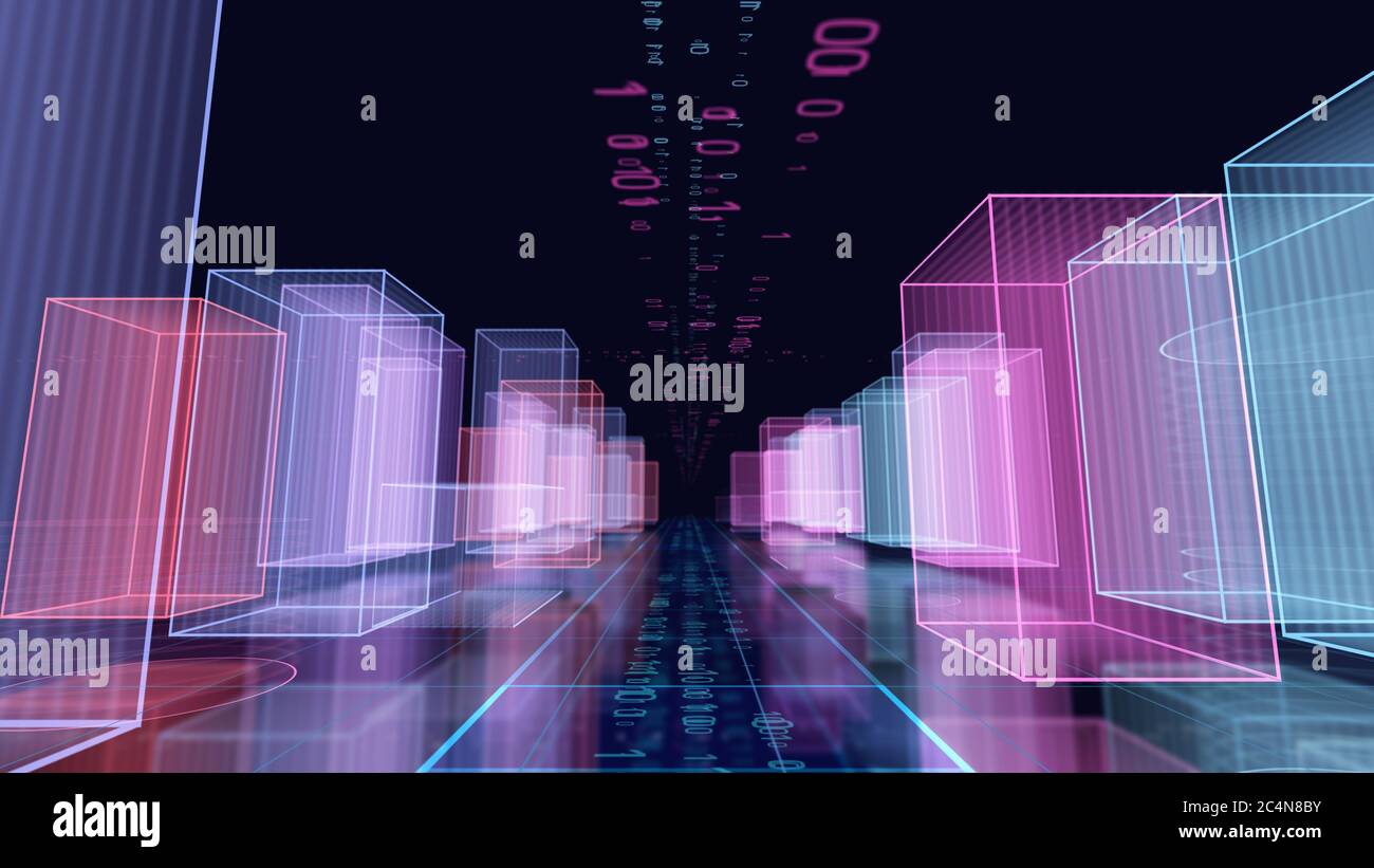 Cyber city -Fotos und -Bildmaterial in hoher Auflösung – Alamy