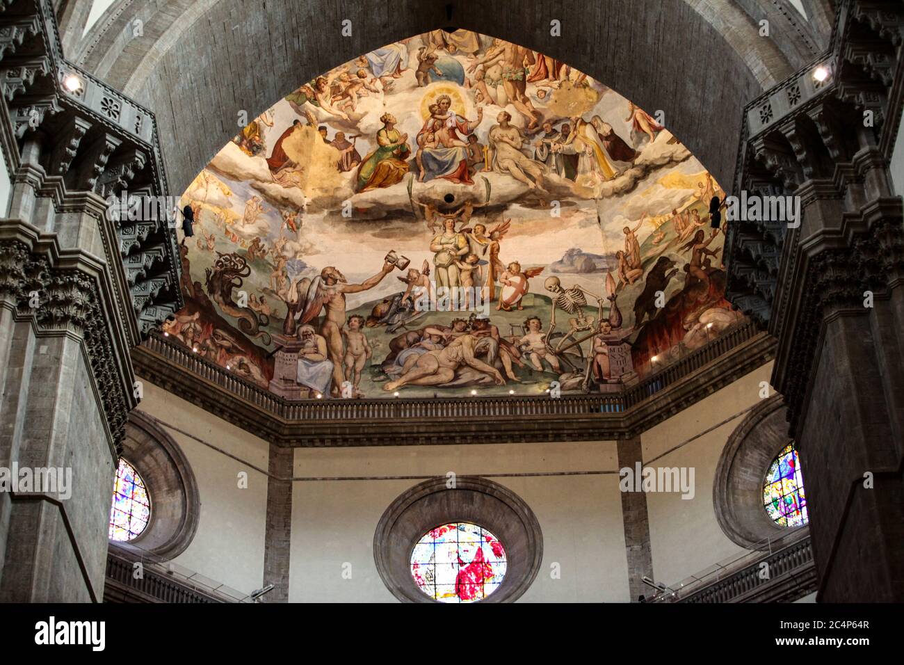 Duomo cupola frescoes florence -Fotos und -Bildmaterial in hoher Auflösung – Alamy