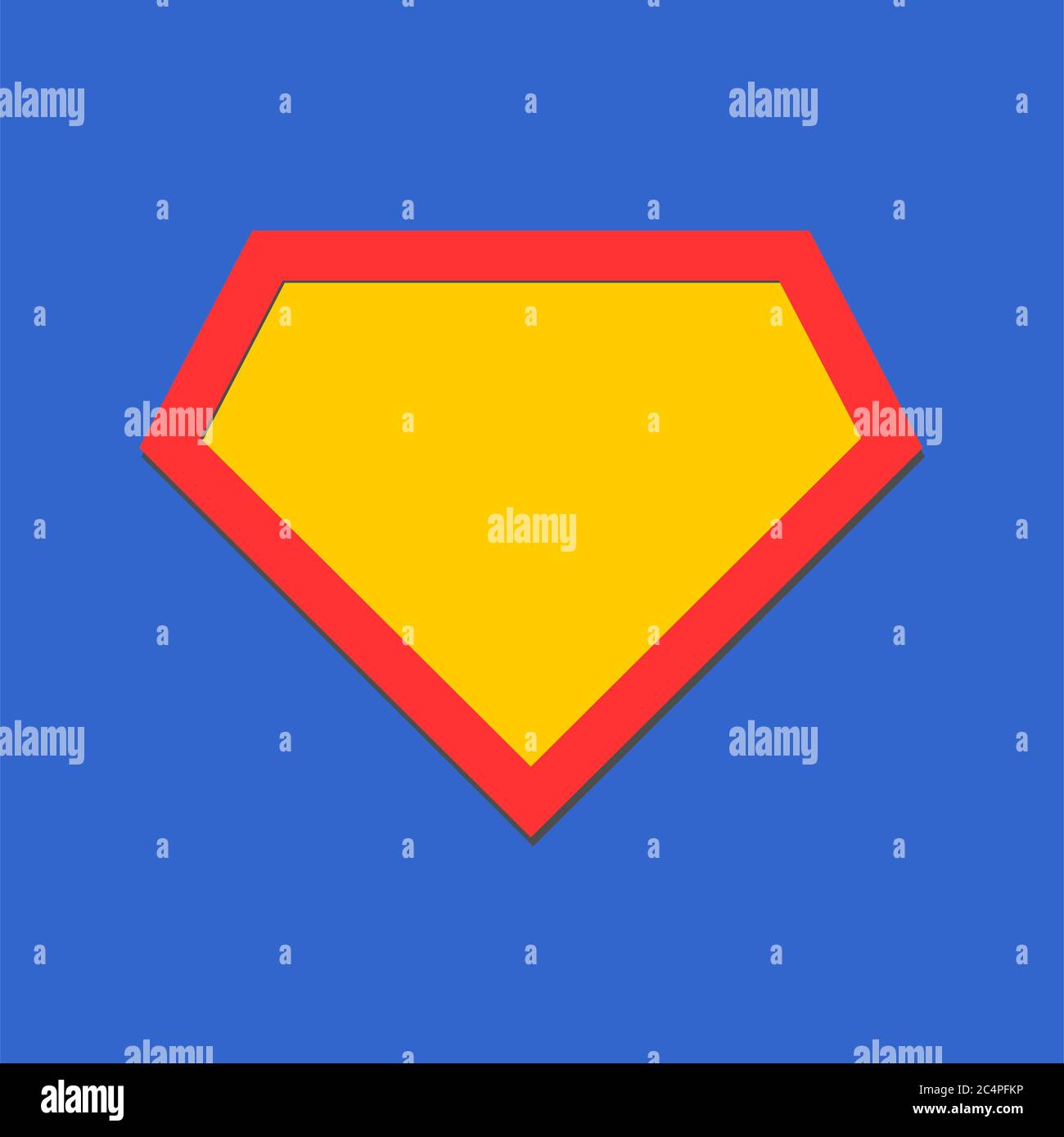 Superhelden schild logo -Fotos und -Bildmaterial in hoher Auflösung – Alamy