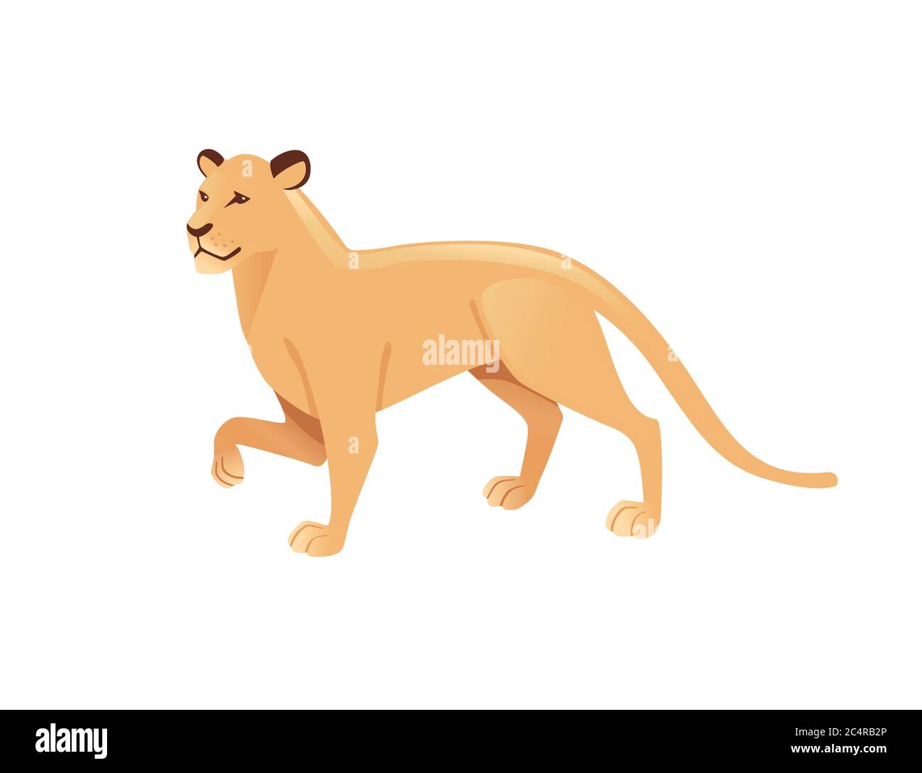 Wilde löwin Stock-Vektorgrafiken kaufen - Alamy