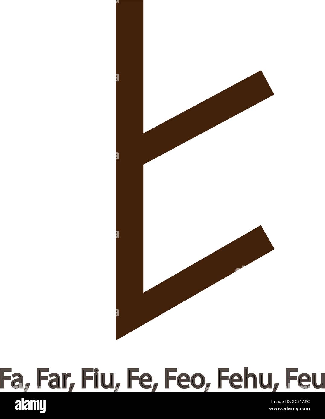 Runen. Buchstabe der Runenalphabeten. Zeichen und Symbol Stock ...