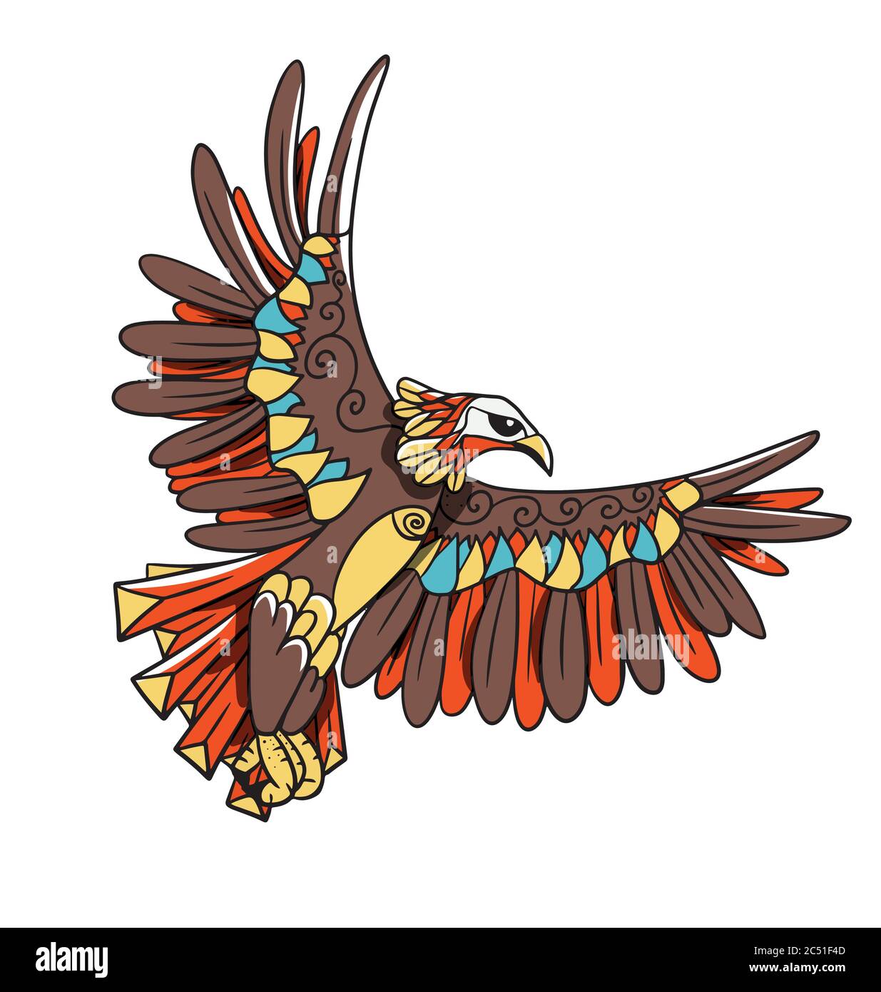 Eagle cartoon Stock-Vektorgrafiken kaufen - Alamy