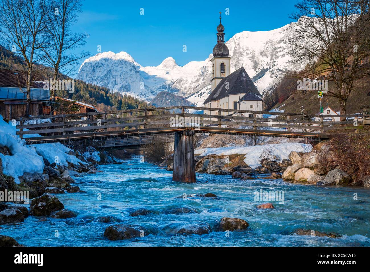 Ramsau bei berchtesgaden, ramsauer ache -Fotos und -Bildmaterial in ...