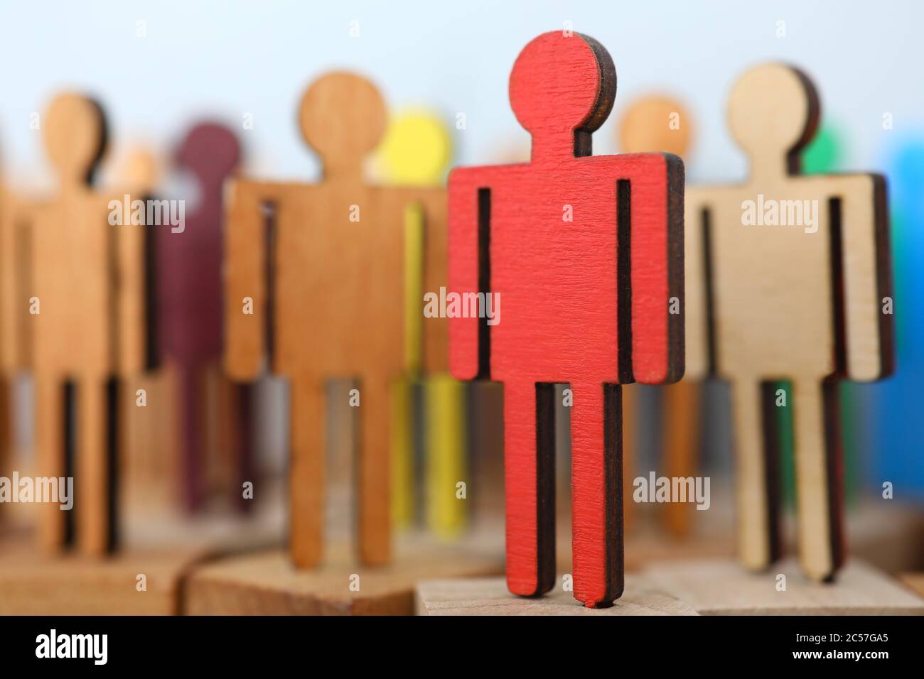 Symbol für Einzigartigkeit und Führer Stockfotografie - Alamy