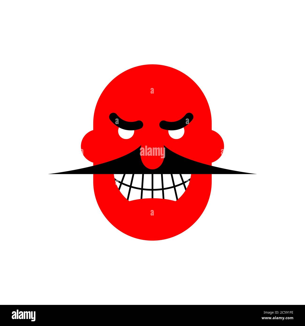 Emoji enojado Stock-Vektorgrafiken kaufen - Alamy