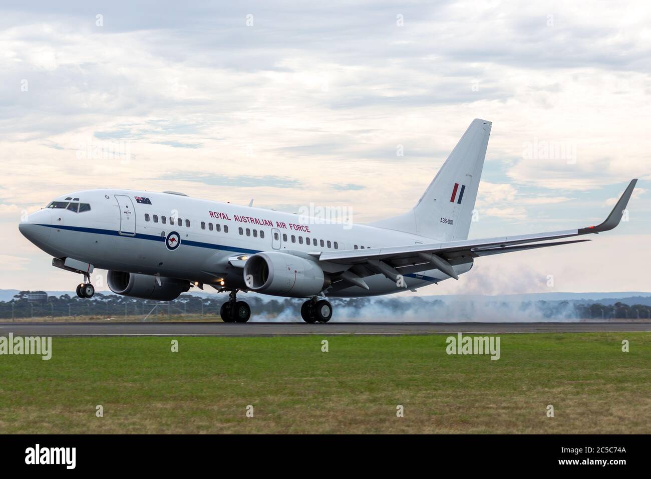 Royal Australian Air Force (RAAF) Boeing 737-7DF VIP-Transportflugzeug ...