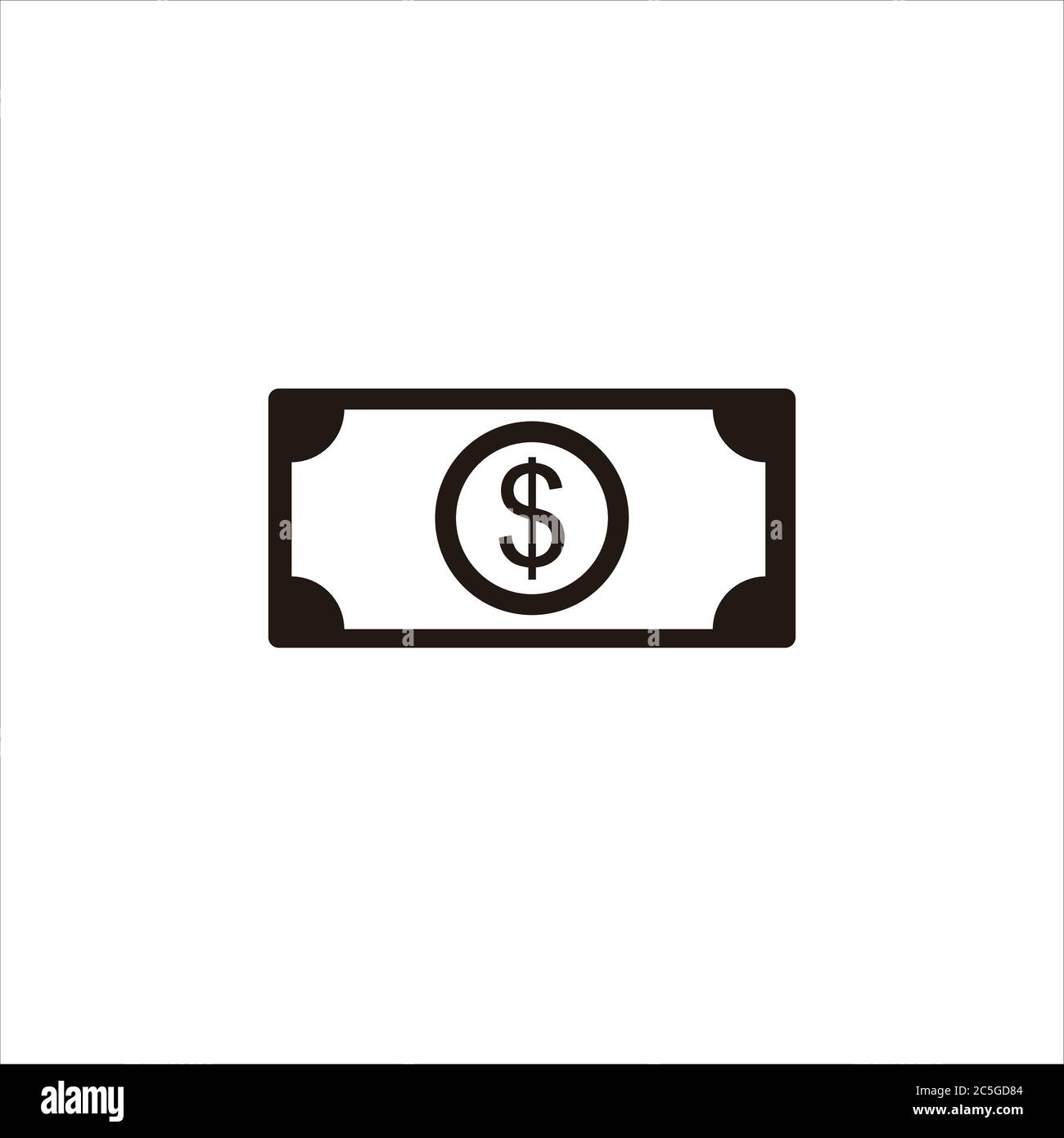 Geld Vektor-Symbol, Geld Münze Vektor, Geld Symbol eps10, Geld Symbol ...