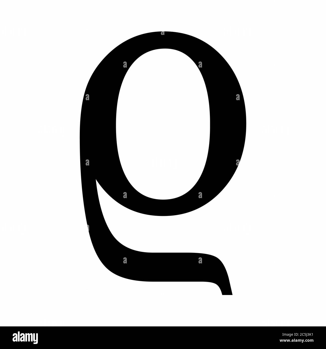 Symbol für griechischen Buchstaben Rho-Variante Stock-Vektorgrafik - Alamy