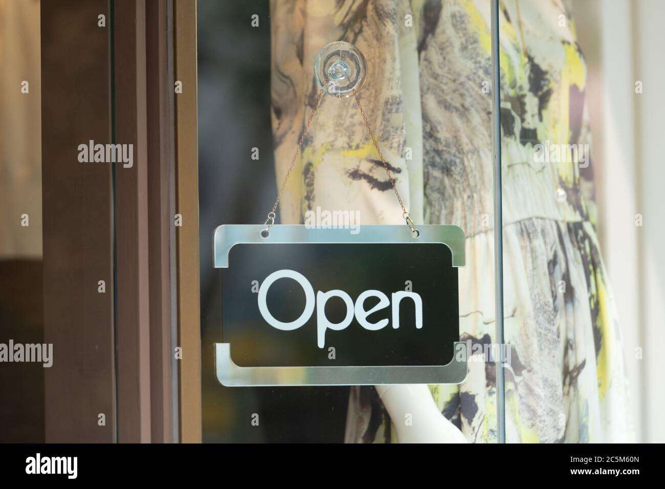 ja, wir sind offen Schild, vintage Restaurant Schild, Open Schild in ...