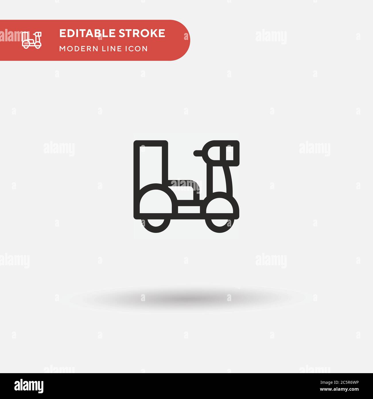 Roller einfache Vektor-Symbol. Illustration Symbol Design Vorlage für ...